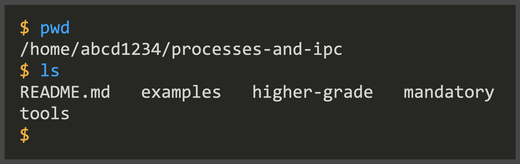 Working In The Terminal Operating Systems Assignments 4693